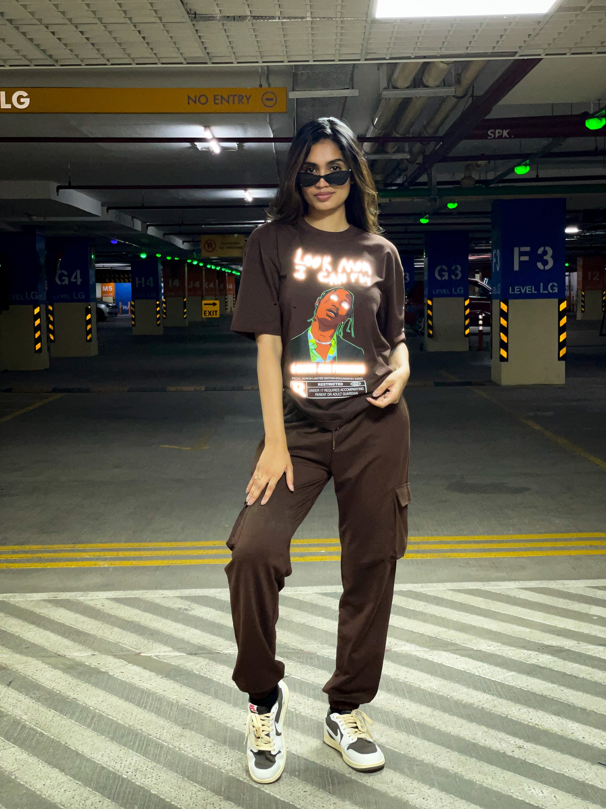 Travis Scott Restricted Reflective Oversize T-shirt